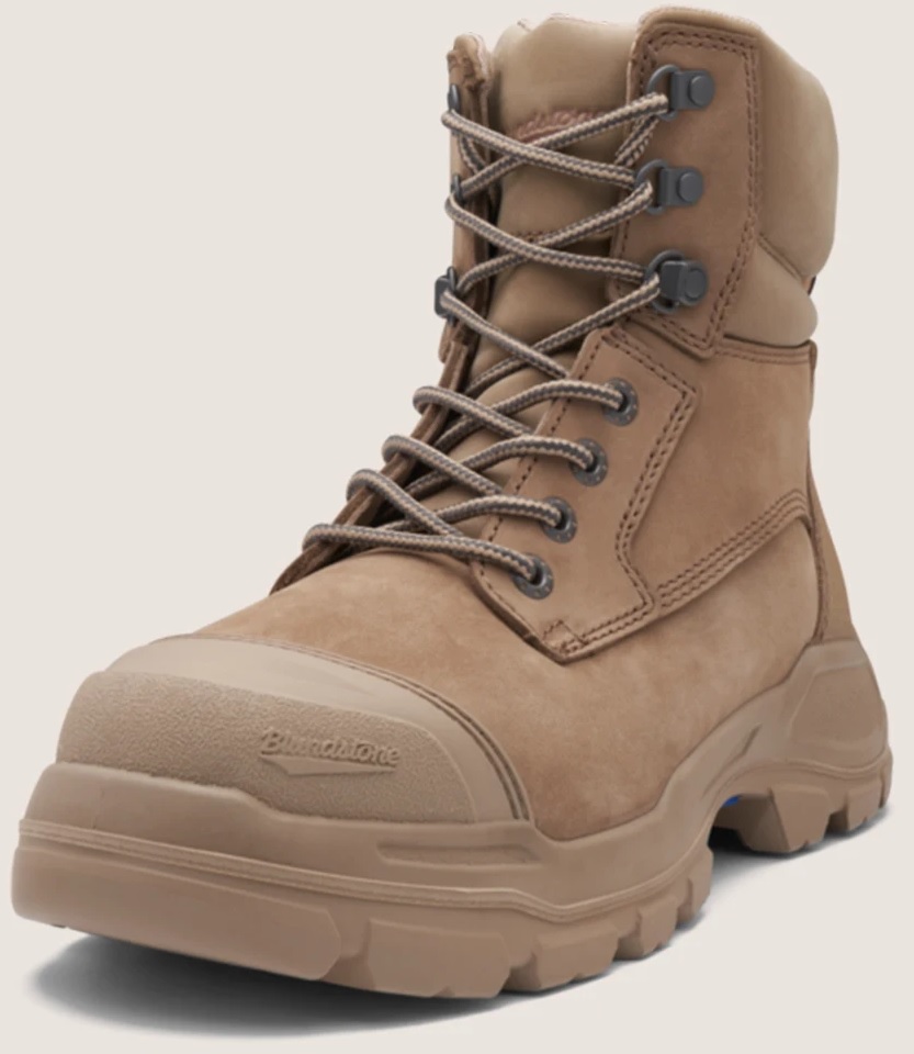 Blundstone 9063 Unisex Rotoflex Safety Boots - Stone Nubuck | Workwear ...