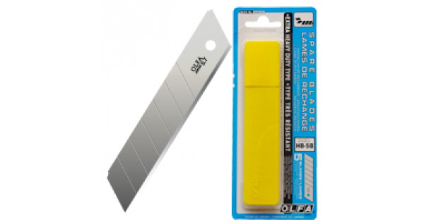 OLFA Extra Large Heavy Duty Cutter Blades - 25mm