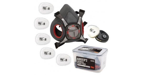 Maxi Mask 2000 Half Face Respirator Chemical Kit Handy Pack