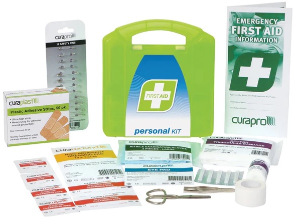 Personal First Aid Kit - Plastic Portable