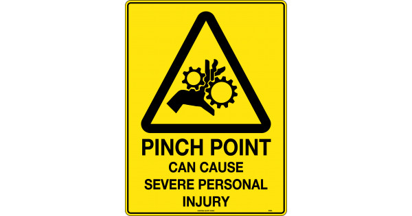 Pinch Point - Can Cause Severe Personal Injury