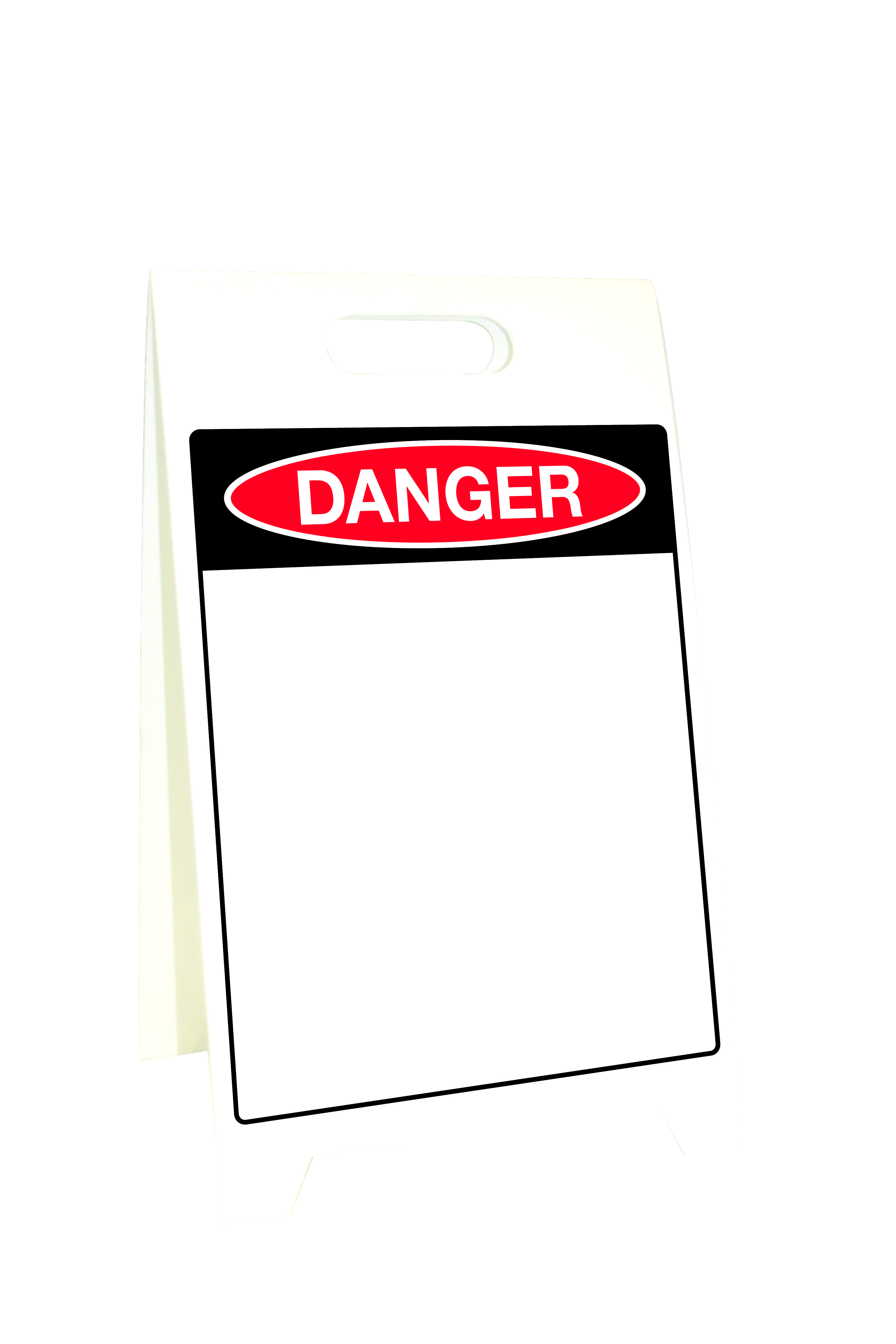 Corflute Sign Stand - Danger Custom