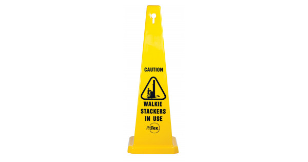 Safety Cone - Caution Walkie Stackers In Use