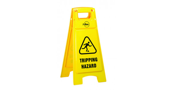 Plastic A-Frame - Tripping Hazard