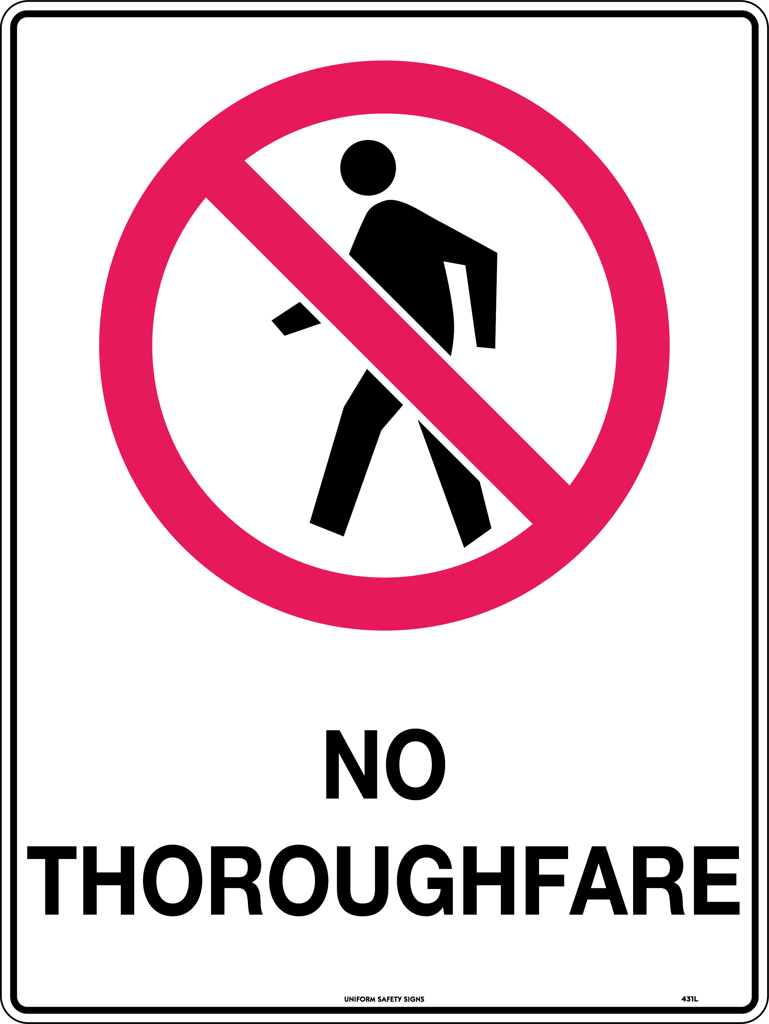 No Thoroughfare