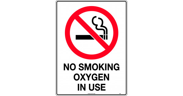 No Smoking Oxygen In Use